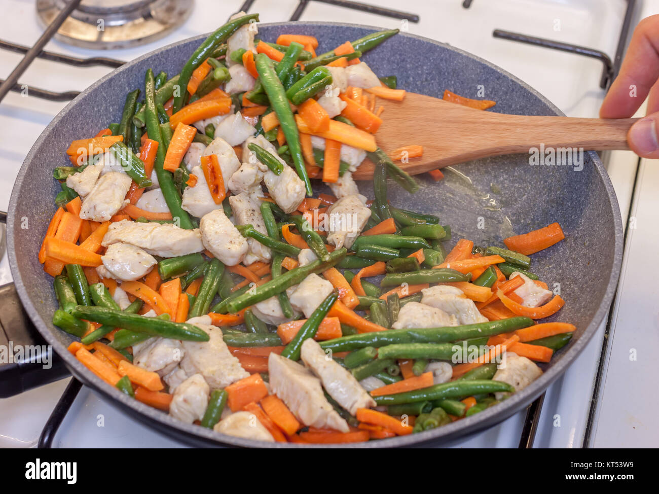 cooking vegetables at home Stock Photo - Alamy