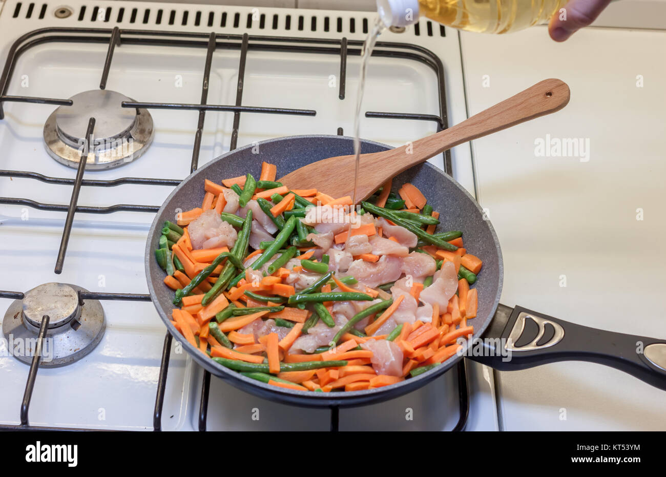 cooking vegetables at home Stock Photo - Alamy
