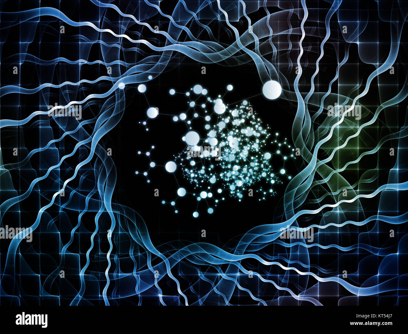 Visualization of Atoms Stock Photo - Alamy