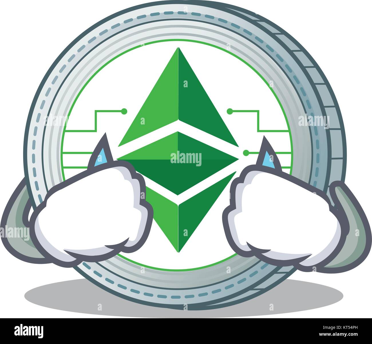 Crying Ethereum classic character cartoon Stock Vector Image & Art - Alamy