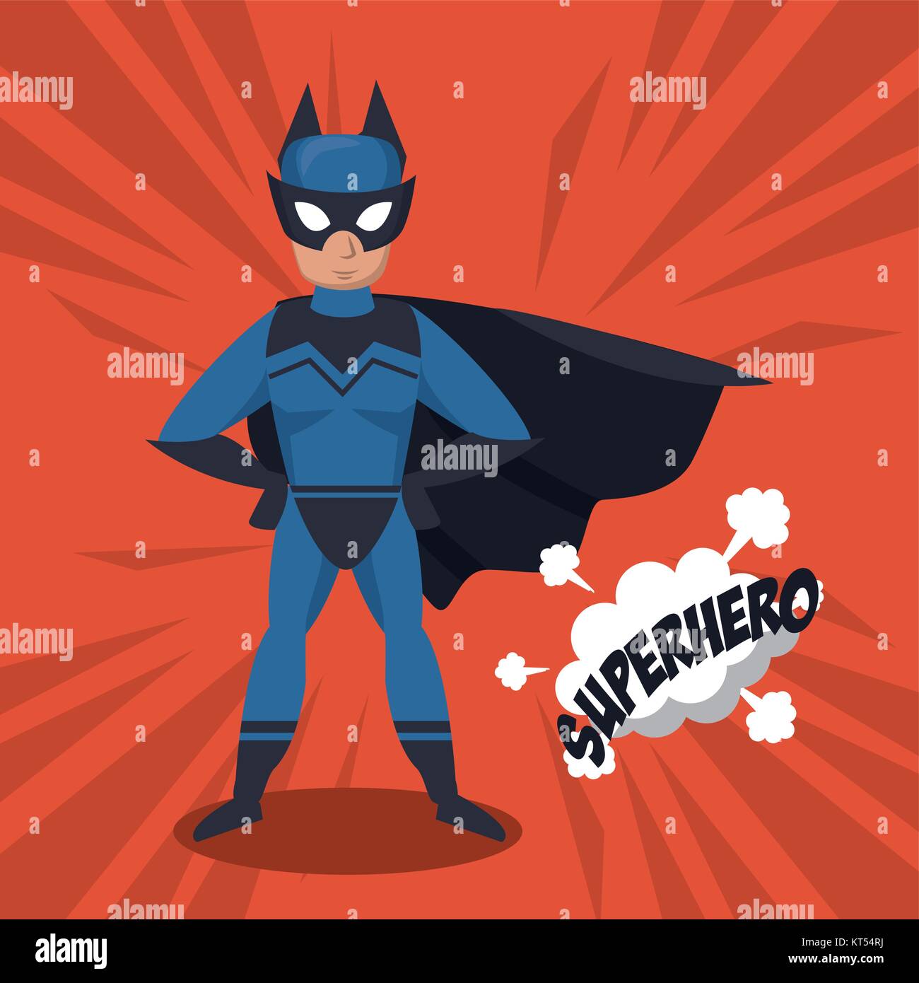Bat superhero cartoon Stock Vector Image & Art - Alamy