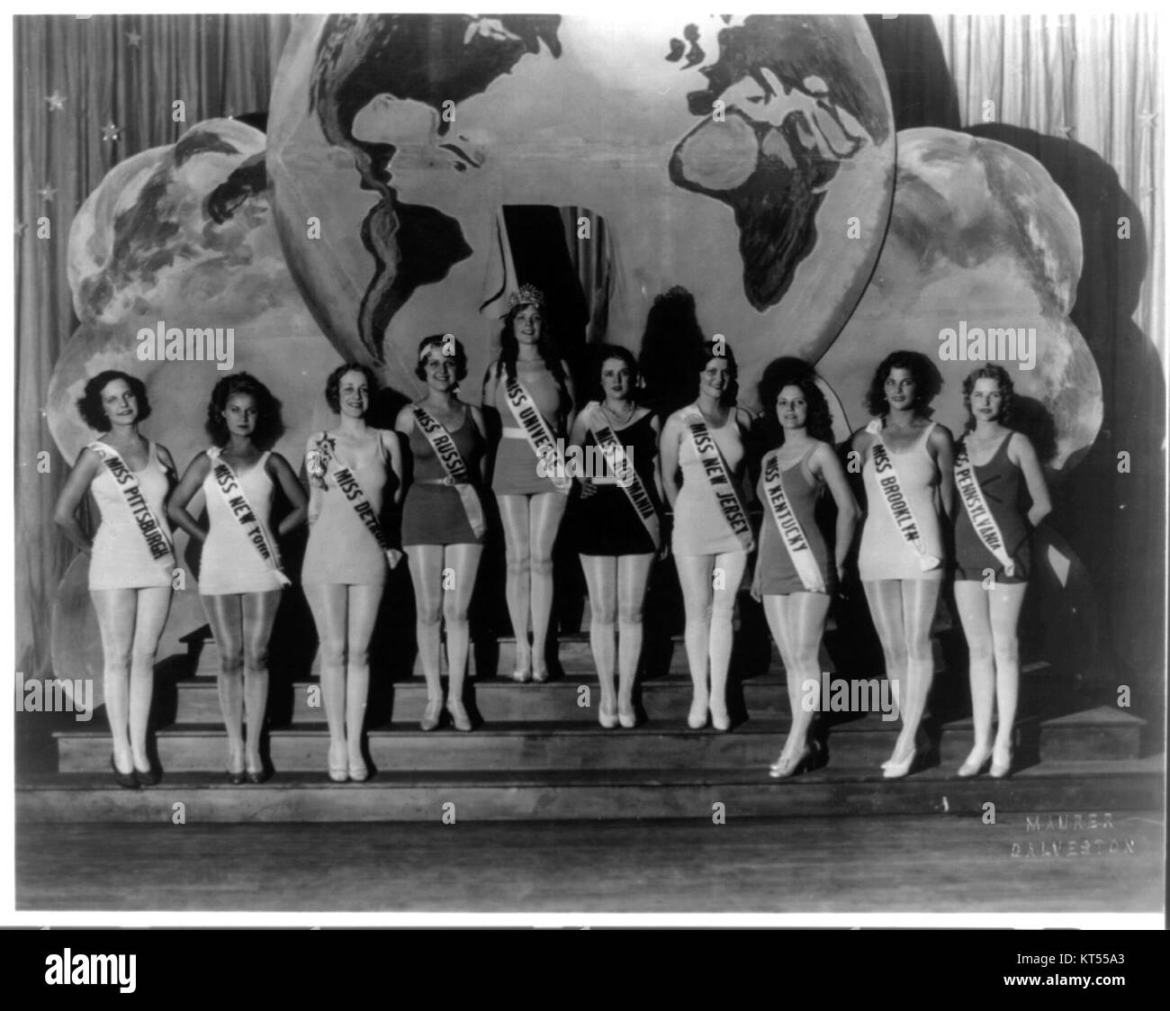 Photograph featuring Yolanda Pereira, who was crowned Miss Universe in ...