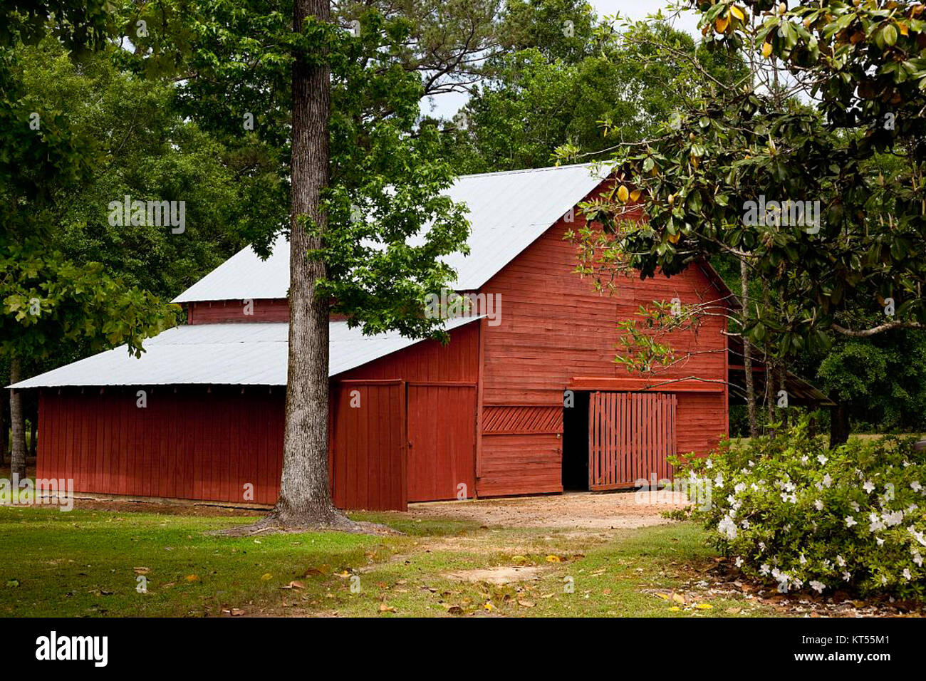 This historic barn located in Monroe County, Alabama, represents the ...