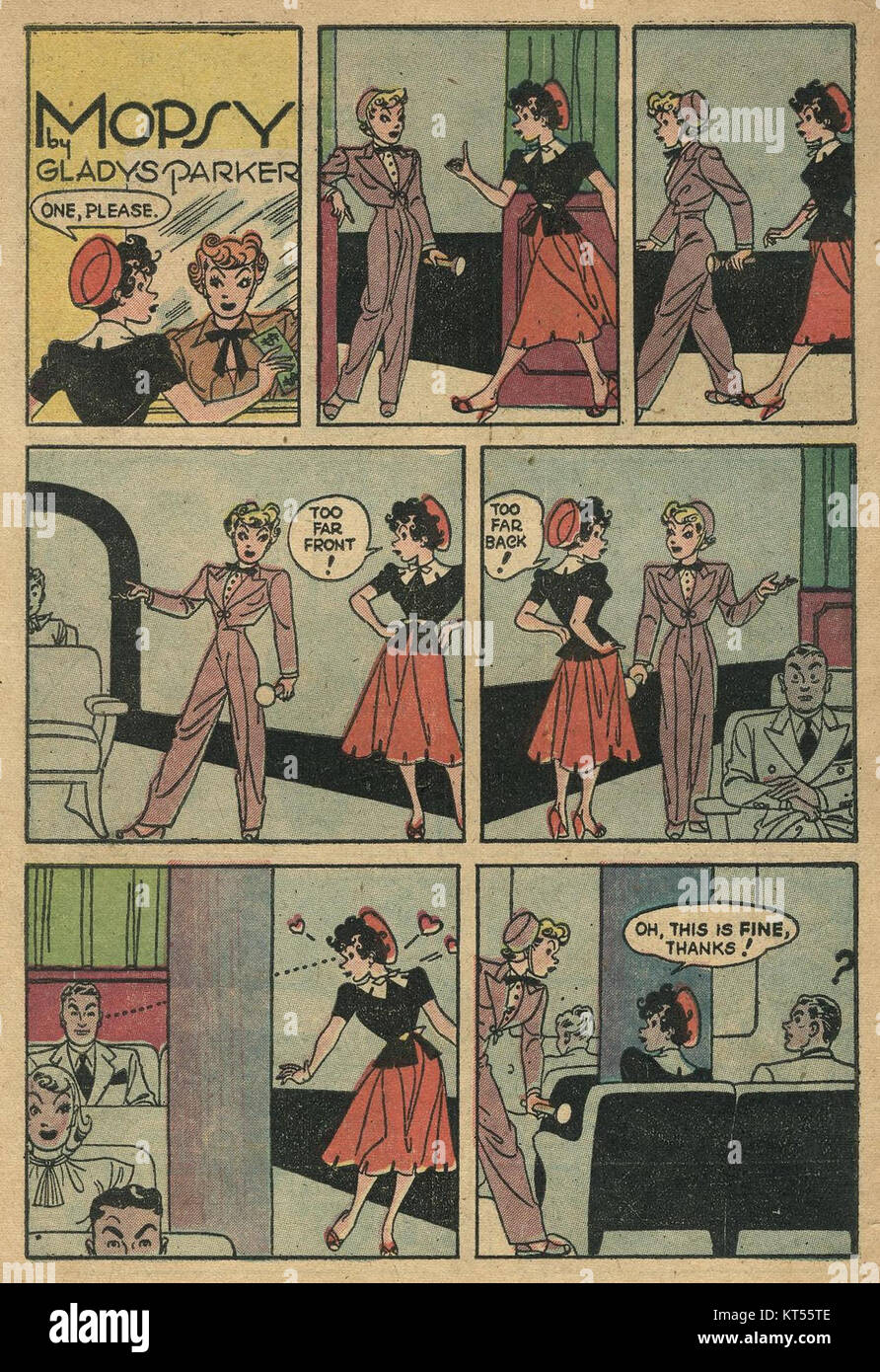 Mopsy, featured in TV Teens, Vol. 2, No. 12 (05), is a vintage publication or magazine aimed at ...