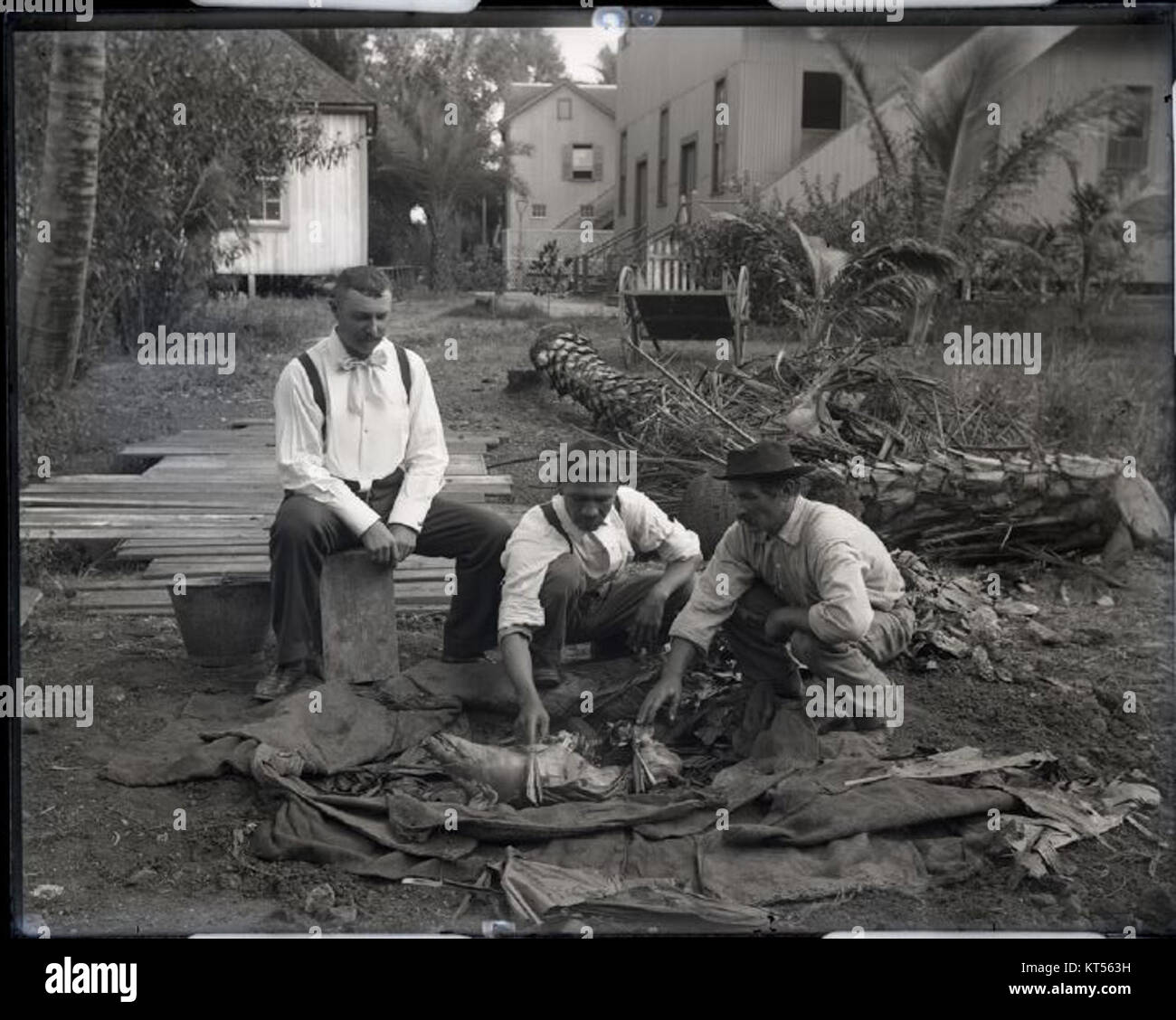 A historical photograph taken by Brother Bertram, featuring Mr ...