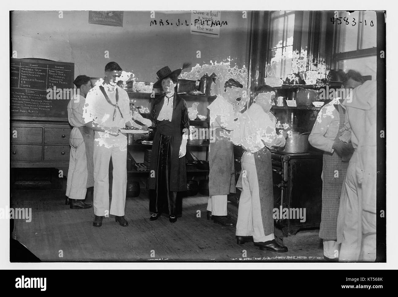 Mrs. J.L. Putnam, depicted in a photograph, represents a notable figure ...