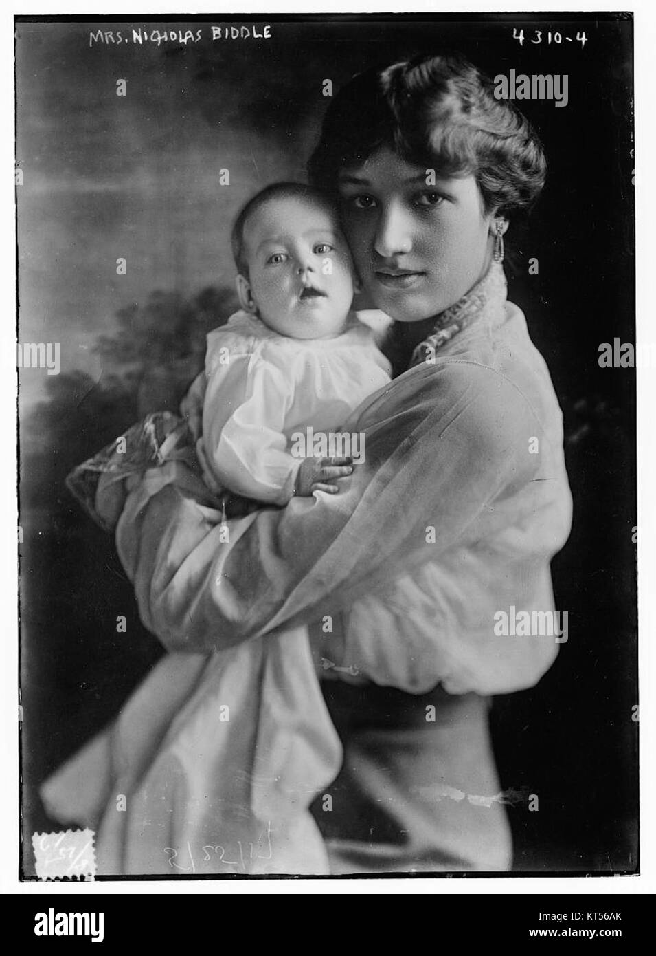 This portrait features Mrs. Nicholas Biddle, a notable figure in early ...