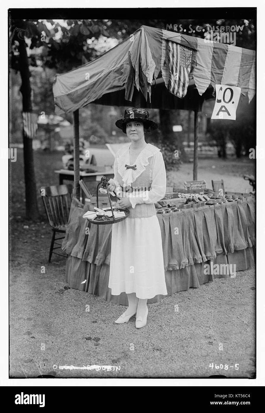 A historical image or portrait of Mrs. S.C. Disbrow, an individual ...