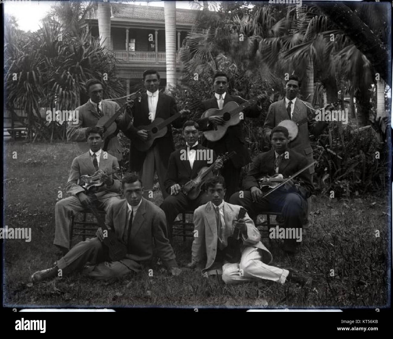 This photograph by Brother Bertram captures musicians at Saint Louis ...