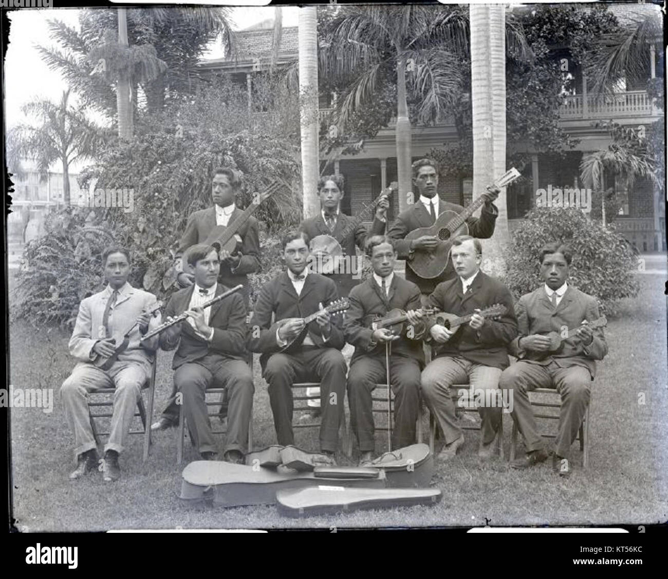 This photograph by Brother Bertram captures musicians at Saint Louis ...