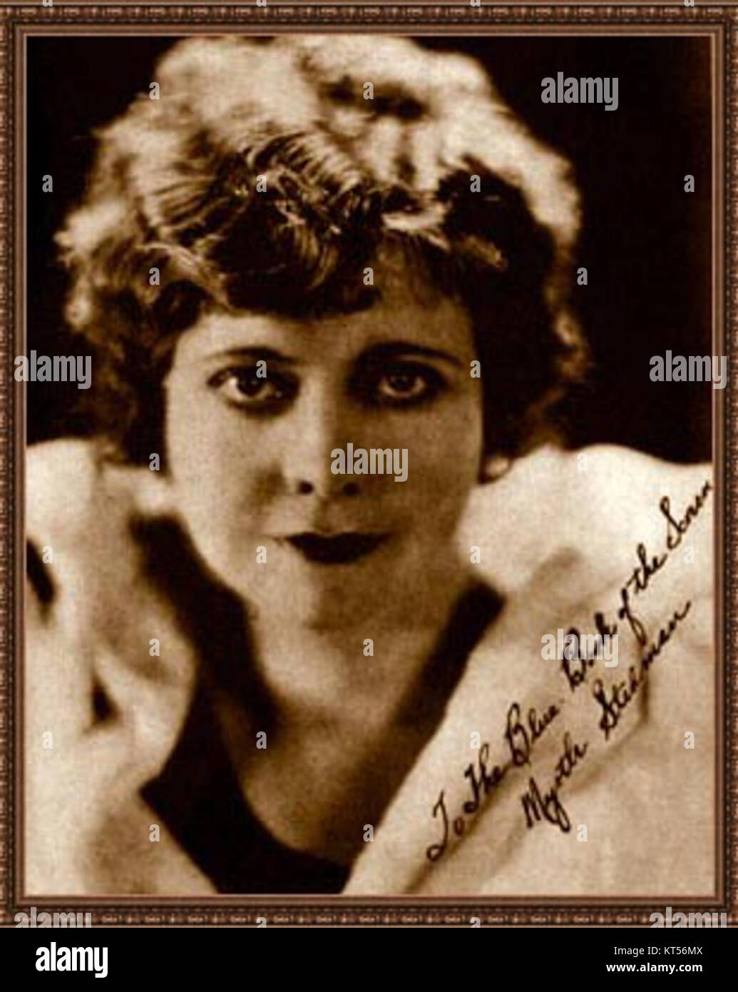 Myrtle Stedman was an actress featured in 'The Blue Book of the Screen ...