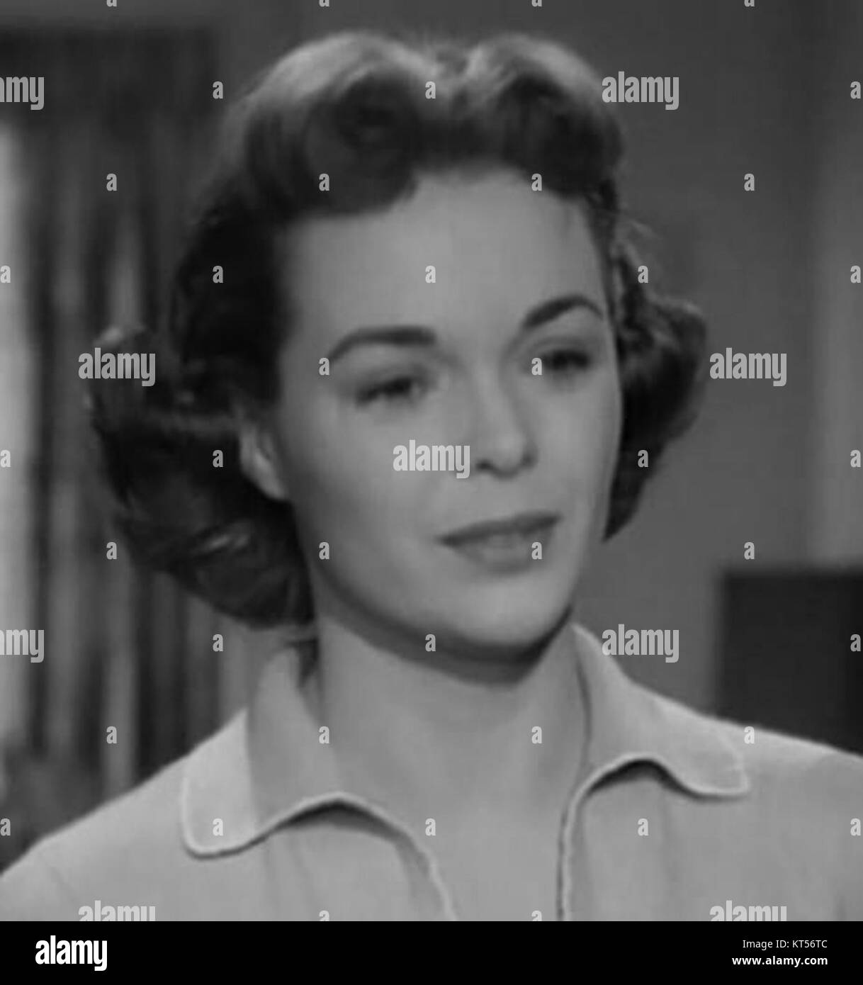 Actress Nancy Gates in a scene from the film *Suddenly*, capturing her ...