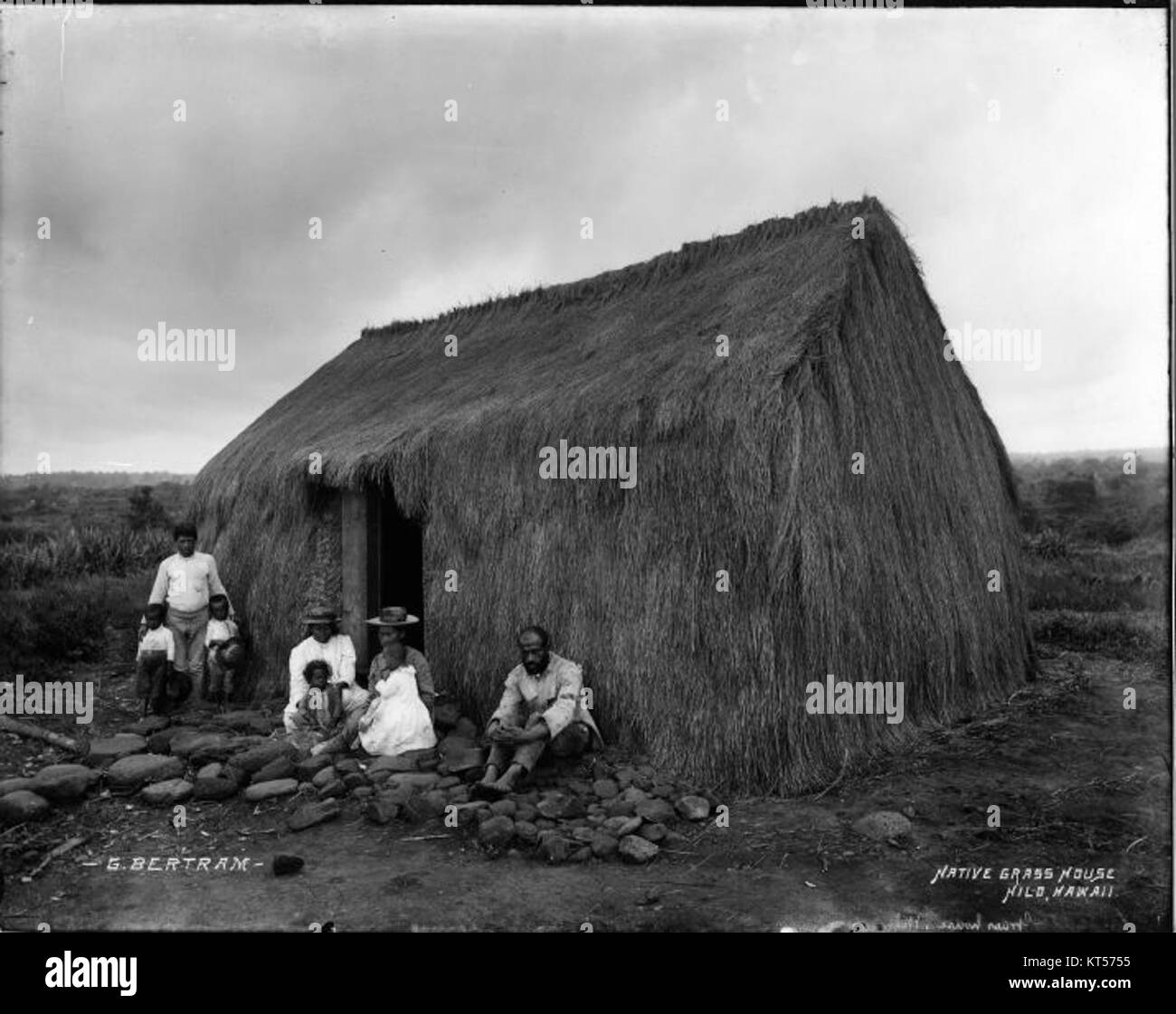 A photograph titled 'Native Grass House (01)' taken by Brother Bertram ...