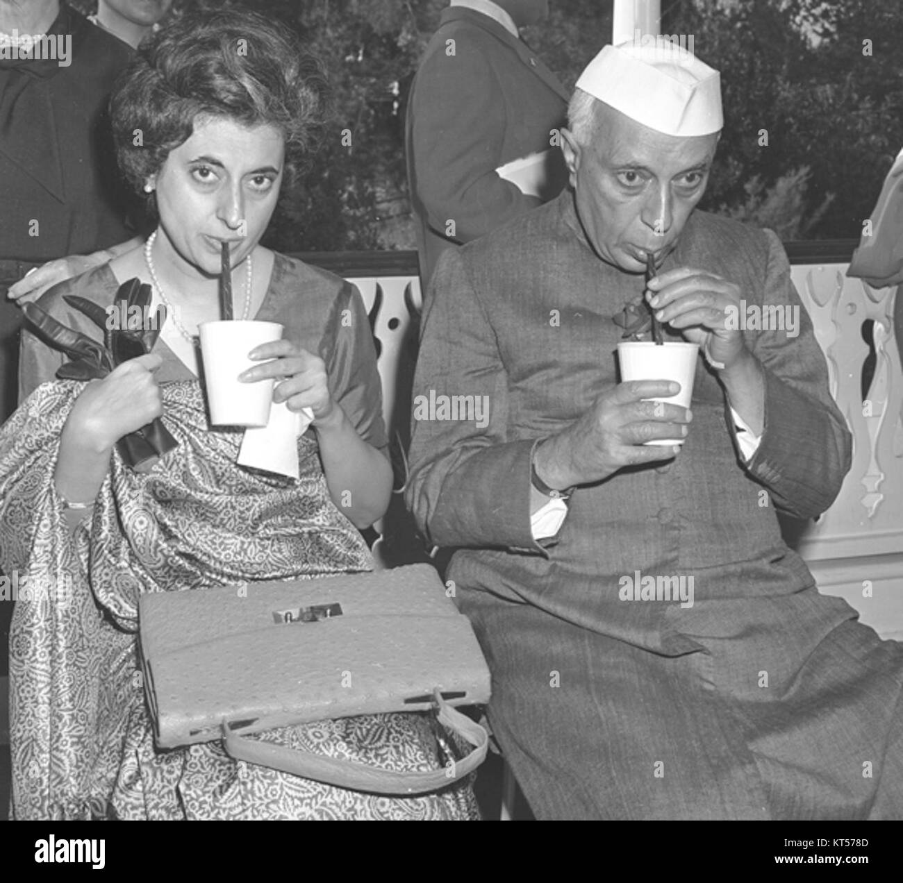 This image highlights Jawaharlal Nehru and Mahatma Gandhi, two ...