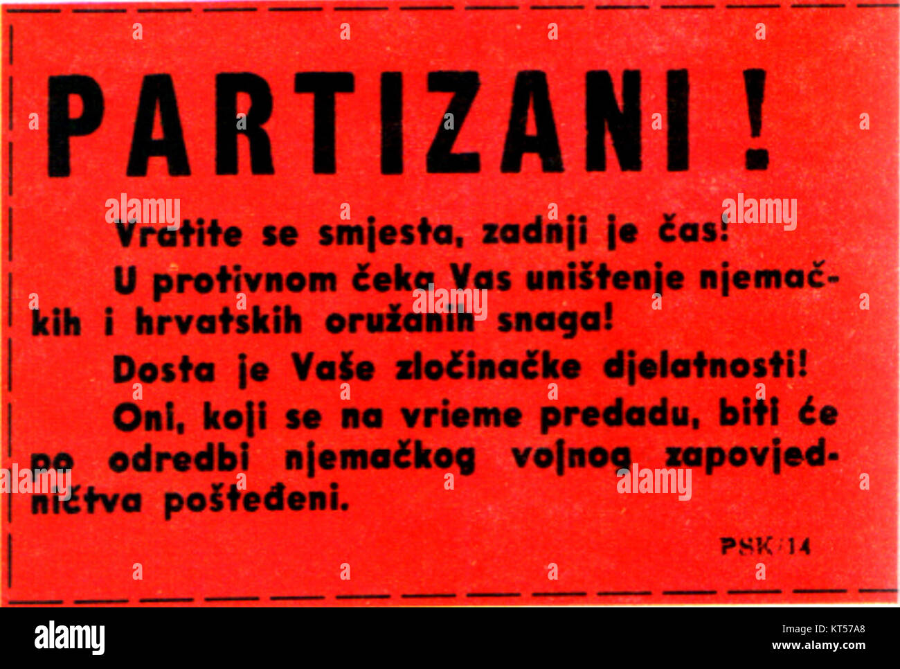 The NemaC48Dki leaflet was a piece of propaganda used by resistance ...