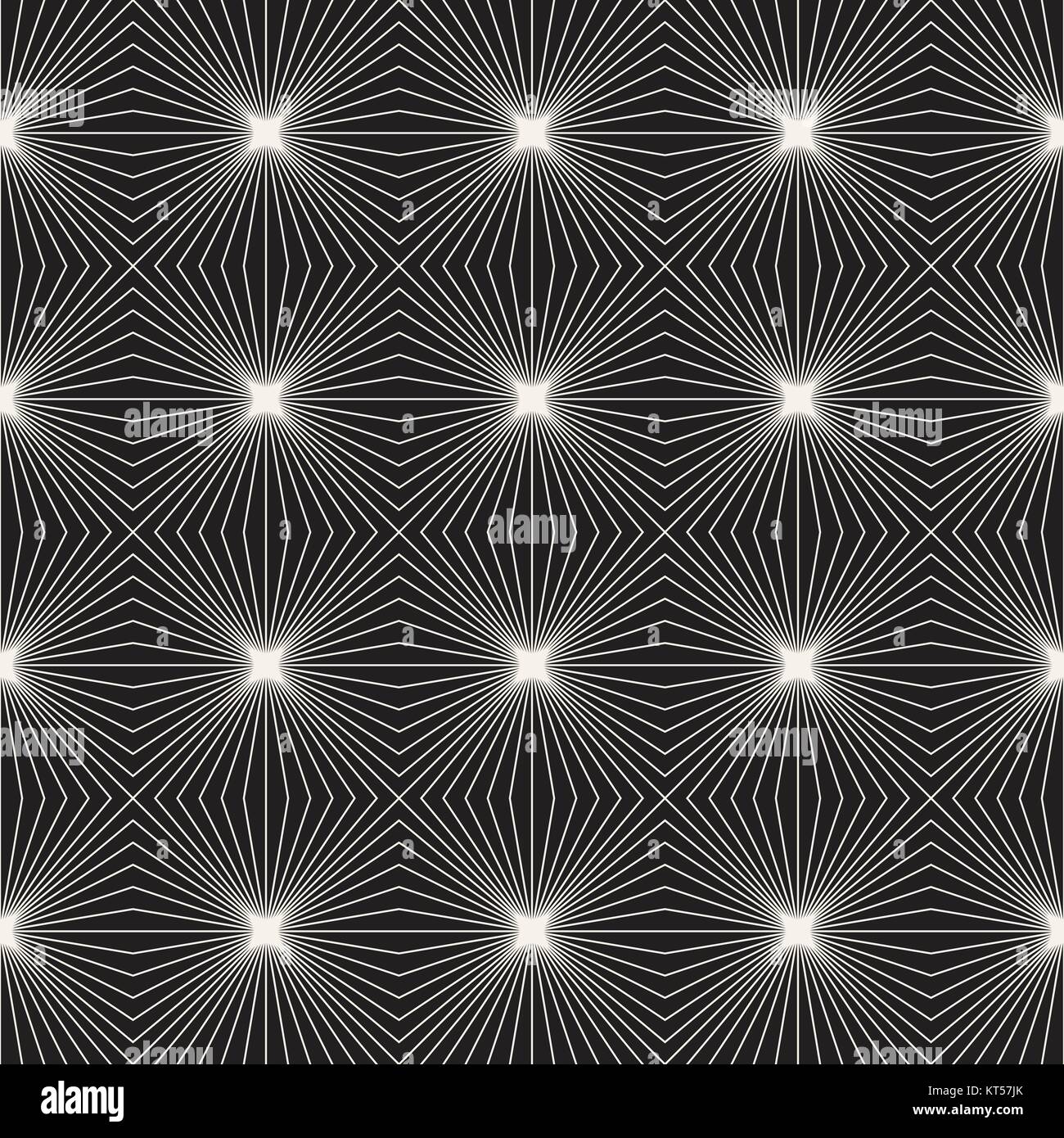Vector Seamless Lattice Pattern Modern Stylish Texture With Monochrome