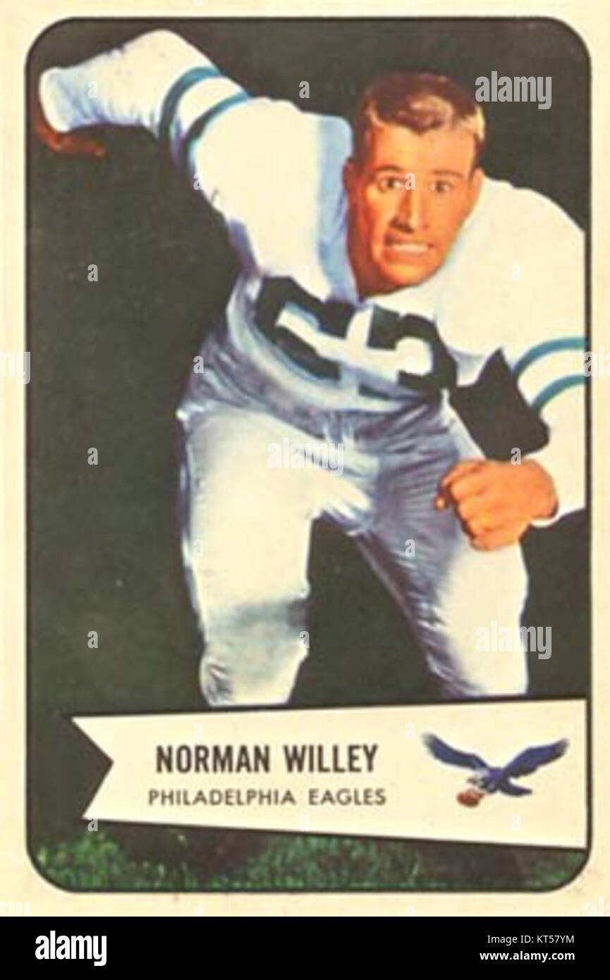 Norm Willey, a professional baseball player, is featured in the 1954 ...