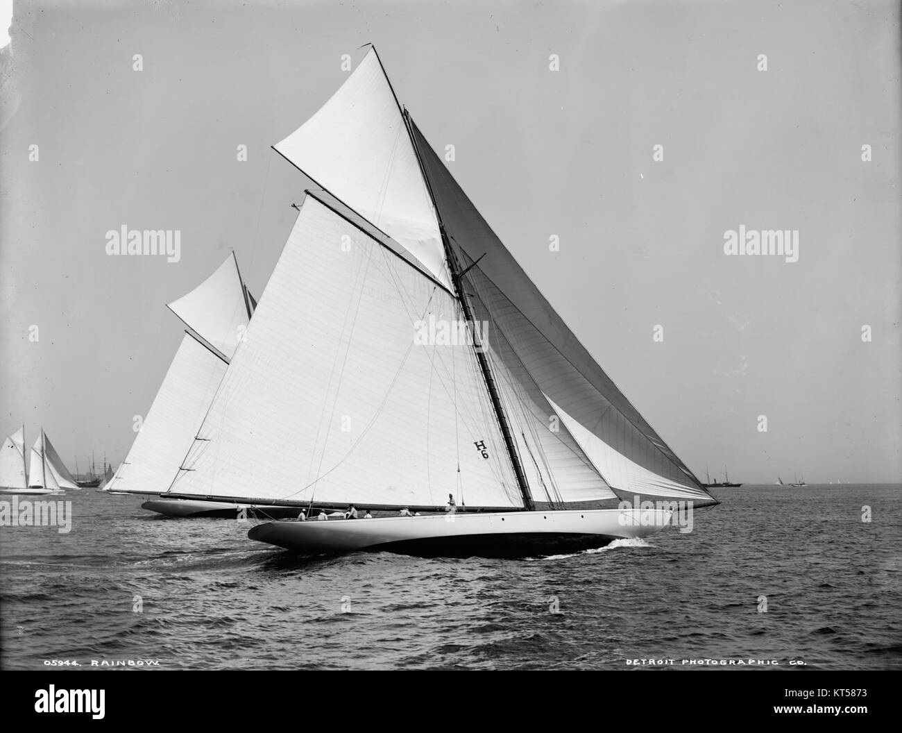 World class sailing Black and White Stock Photos & Images - Alamy