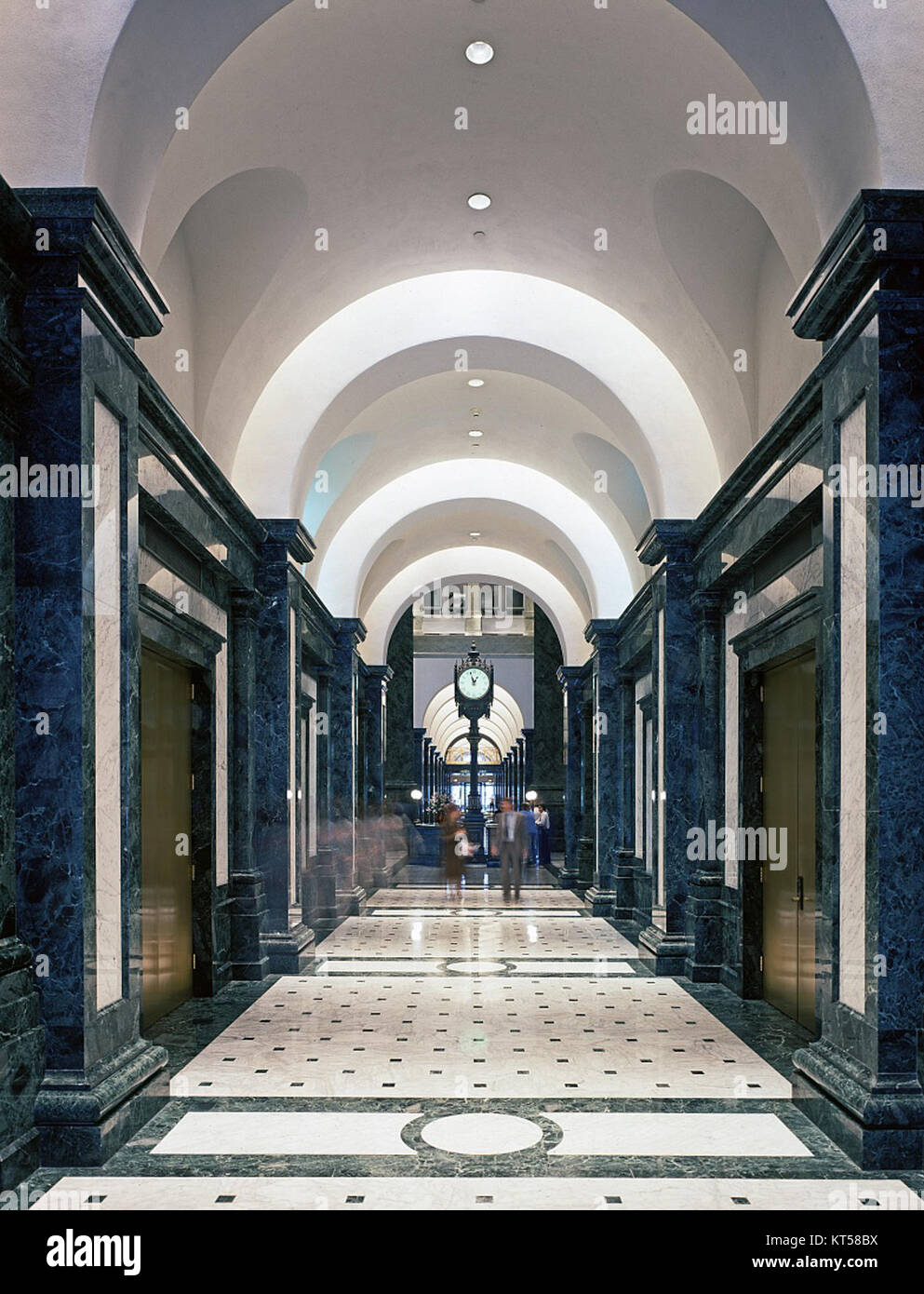 The office lobby in Washington, D.C. features a professional design ...