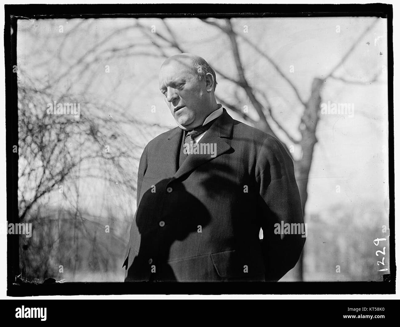 Ollie M. James, looking down Stock Photo - Alamy