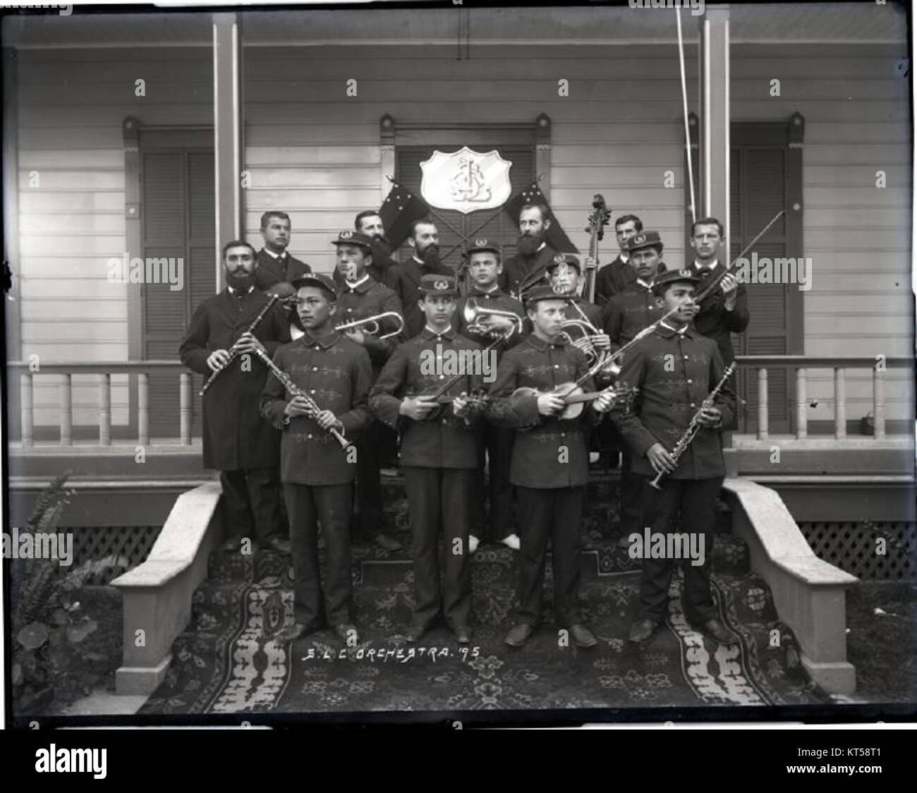 This photograph, captured by Brother Bertram, documents an orchestral ...