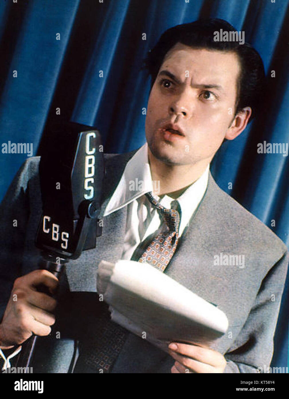 Orson Welles, known for his innovative radio work, is pictured in the ...