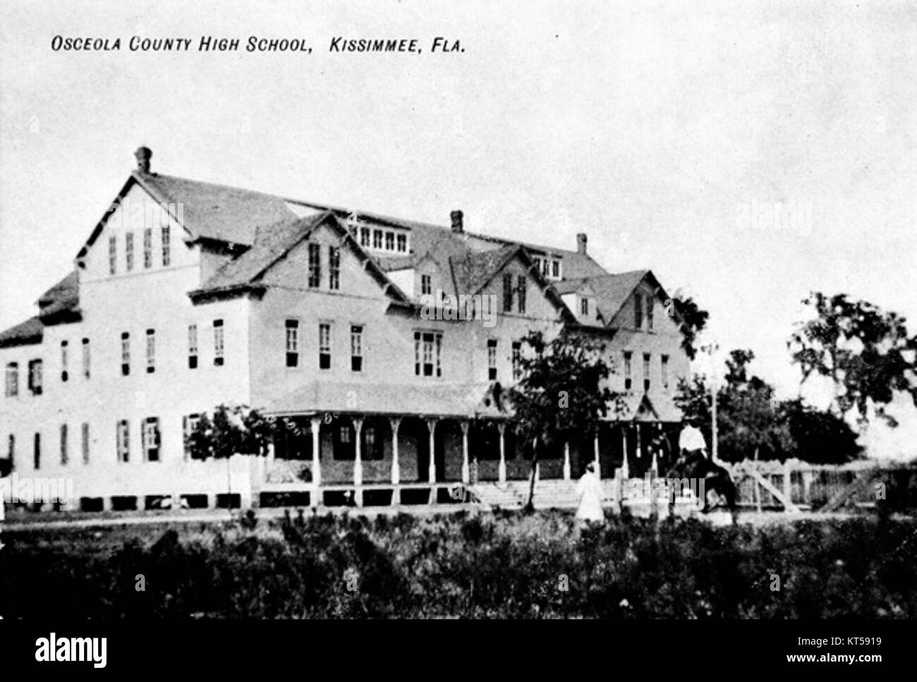 Photograph of Osceola County High School in Kissimmee, Florida ...