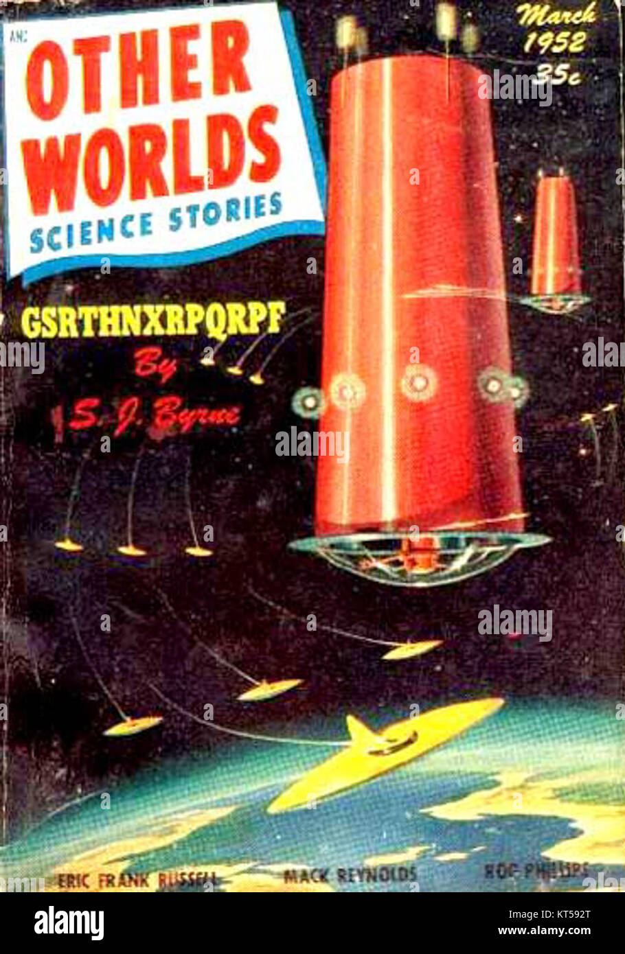 *Other Worlds Science Stories*, a 1952 science fiction magazine ...