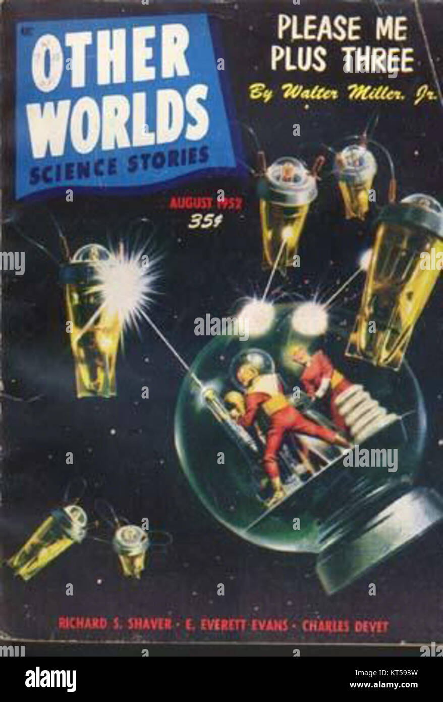 'Other Worlds Science Stories' from 1952 presents a collection of ...