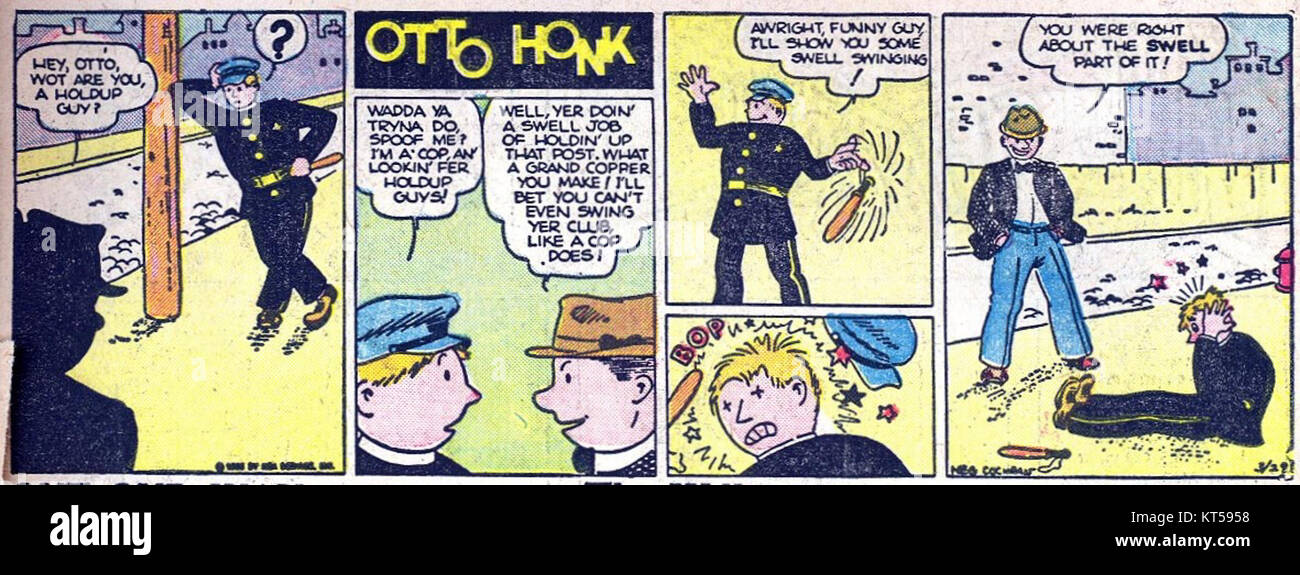 'Otto Honk - The Funnies, No. 7' refers to a specific edition of the ...