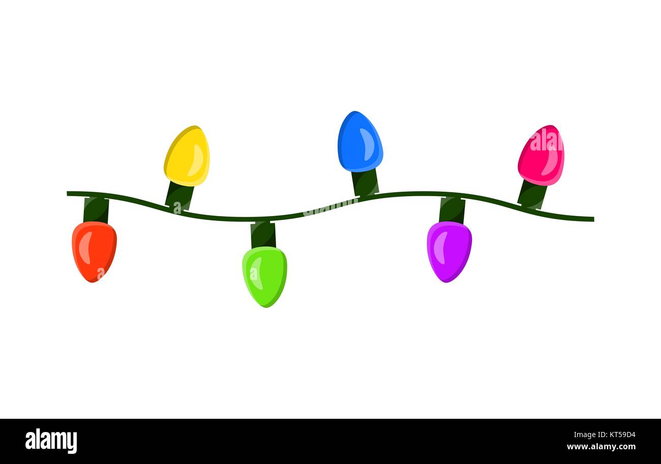 Christmas String Lights Cartoon at Spencer Ebert blog