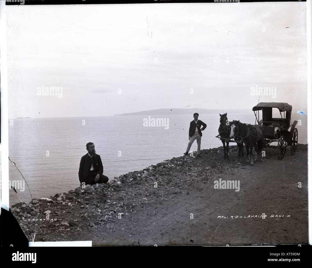 This photograph captures Pali Road in Lahaina, Hawaii, taken by Brother ...