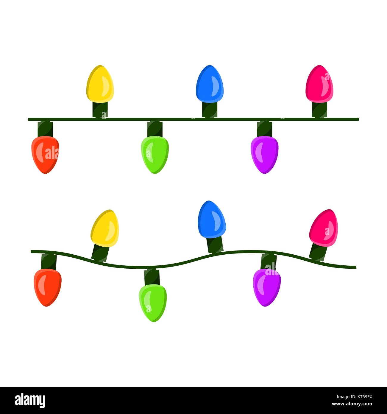 String Of White Lights Clipart