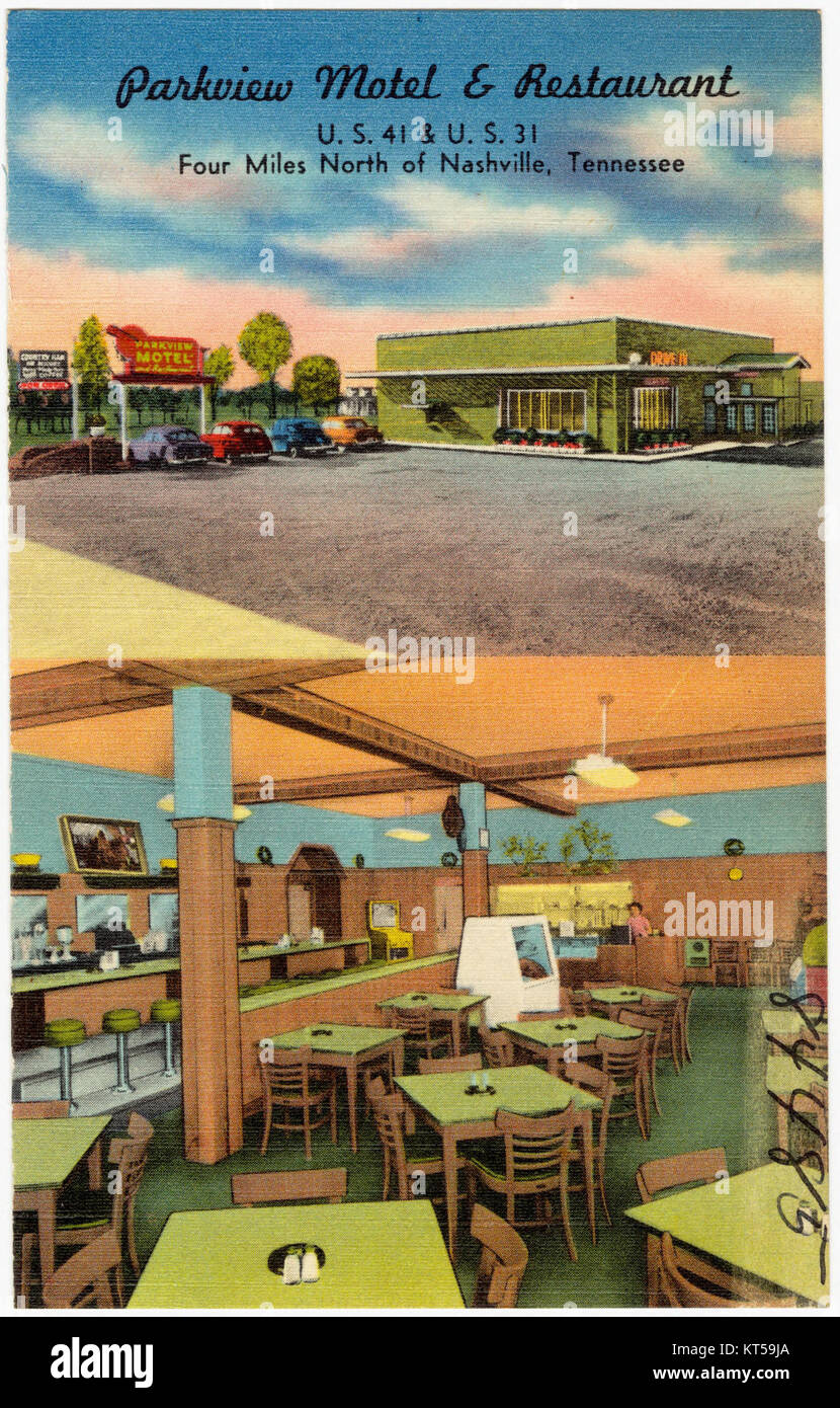 The Parkview Motel and Restaurant is located four miles north of ...