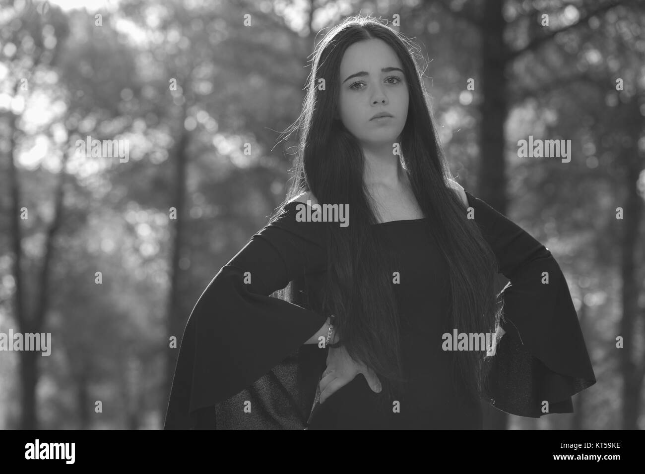 Defiant pose Black and White Stock Photos & Images - Alamy