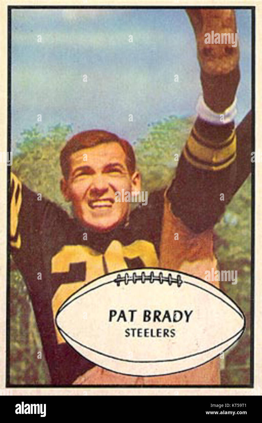 Pat Brady - 1953 Bowman Stock Photo - Alamy