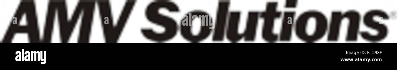 The AMVsolution logo, designed in 2009, represents a company or ...