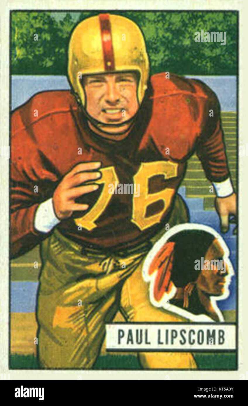 Paul Lipscomb - 1951 Bowman Stock Photo - Alamy