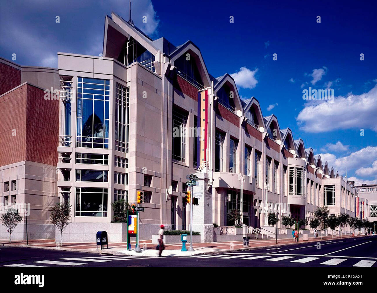This photograph from 1993 shows the Pennsylvania Convention Center ...