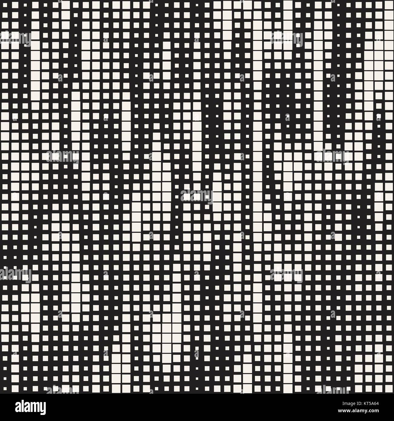 Modern Stylish Halftone Texture. Endless Abstract Background With Random Size Squares. Vector ...