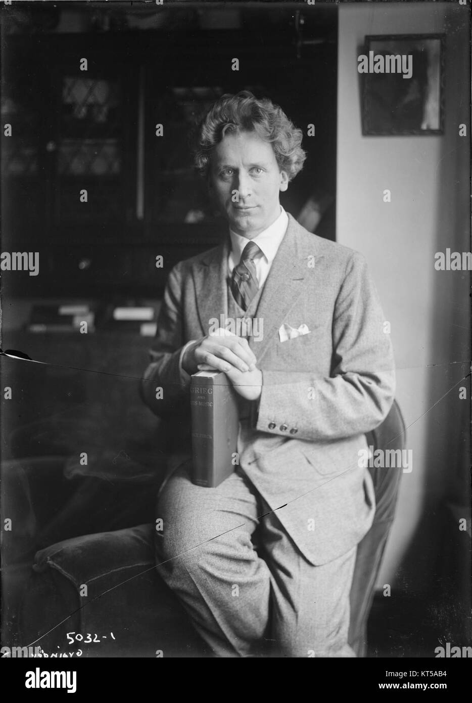 A photograph of Percy Grainger, a famous composer, possibly showing him ...