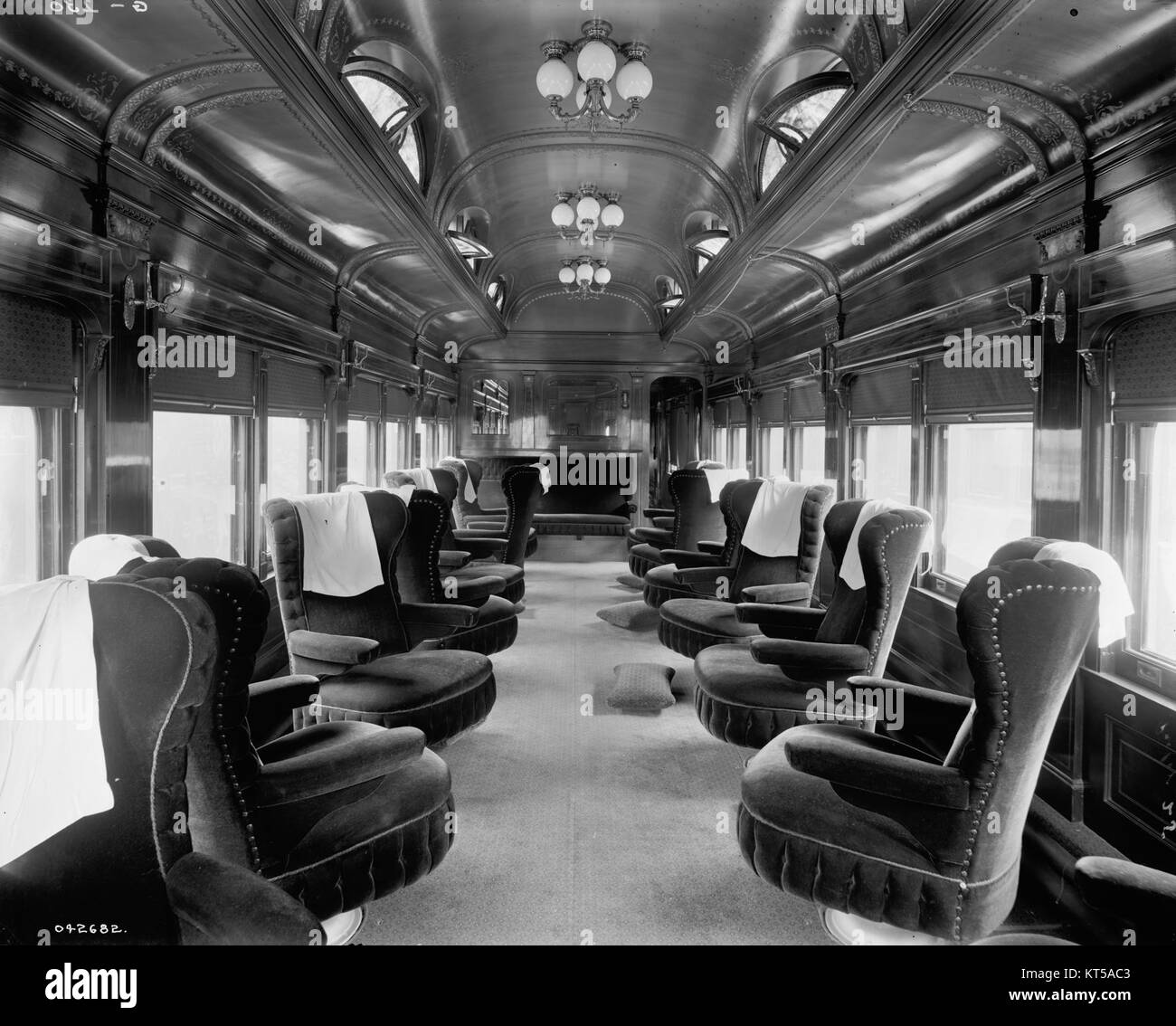 The Pere Marquette Railroad parlor car No. 25B was part of the historic ...
