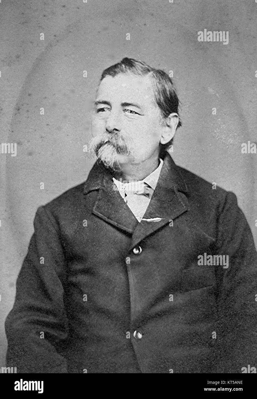 This photograph of August Scholz, taken in 1885, captures a historic ...