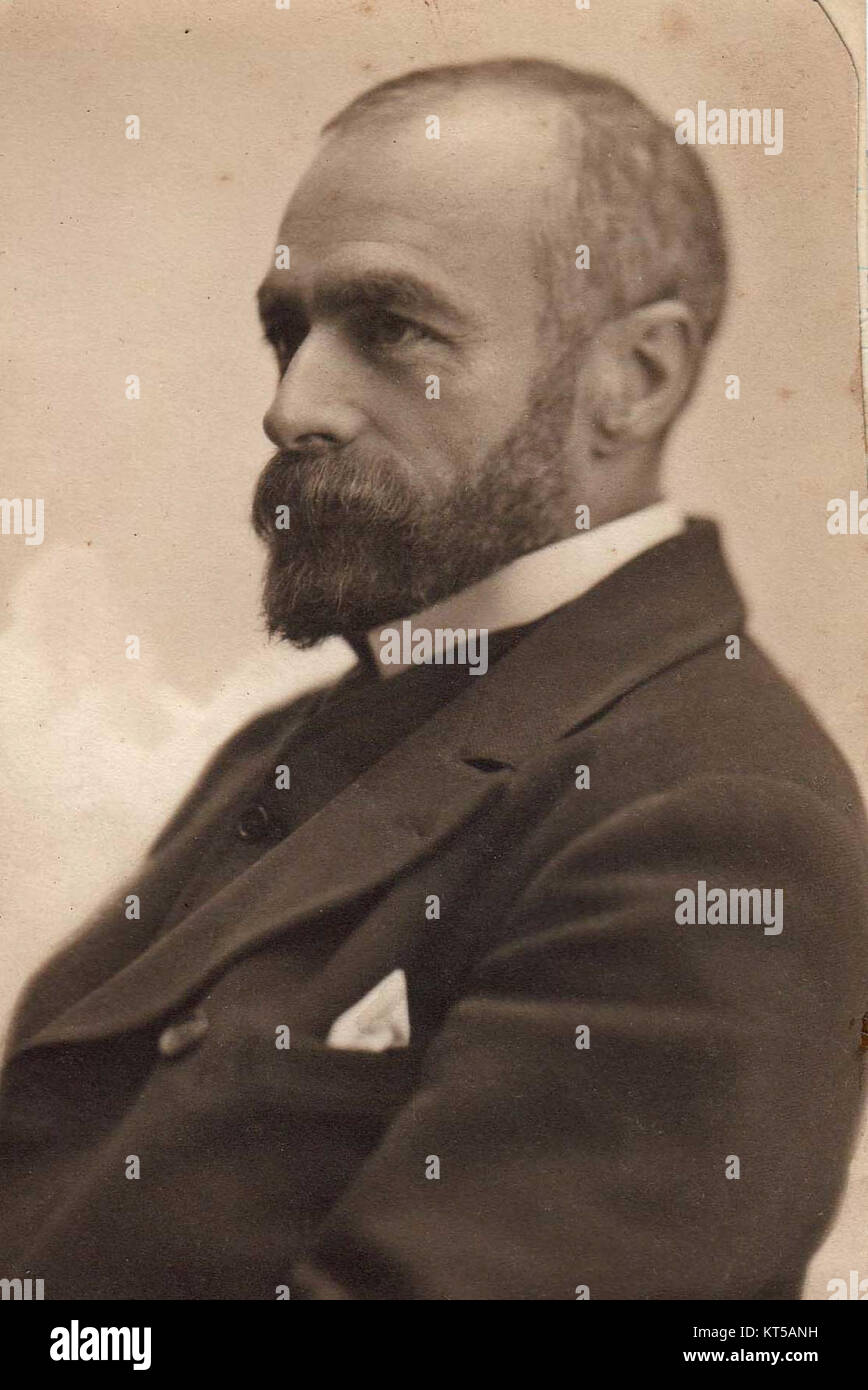 A historical photograph of Victor Branford, a British sociologist known ...