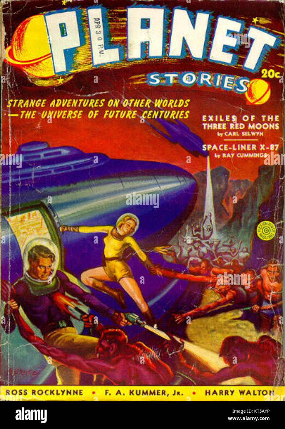 Planet Stories, Volume 1, Number 3, is a classic science fiction pulp ...