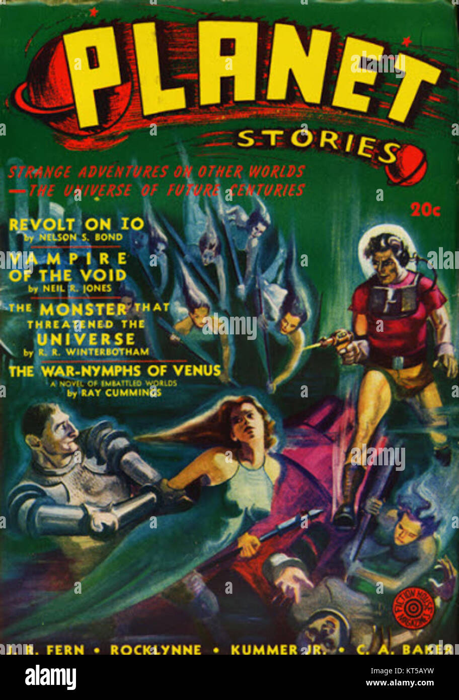 Planet Stories was a science fiction magazine published in 1941. This ...