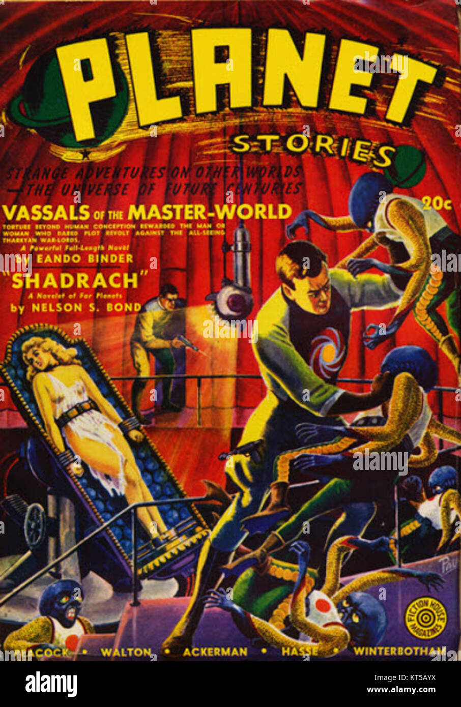 Planet Stories was a science fiction magazine first published in 1939 ...