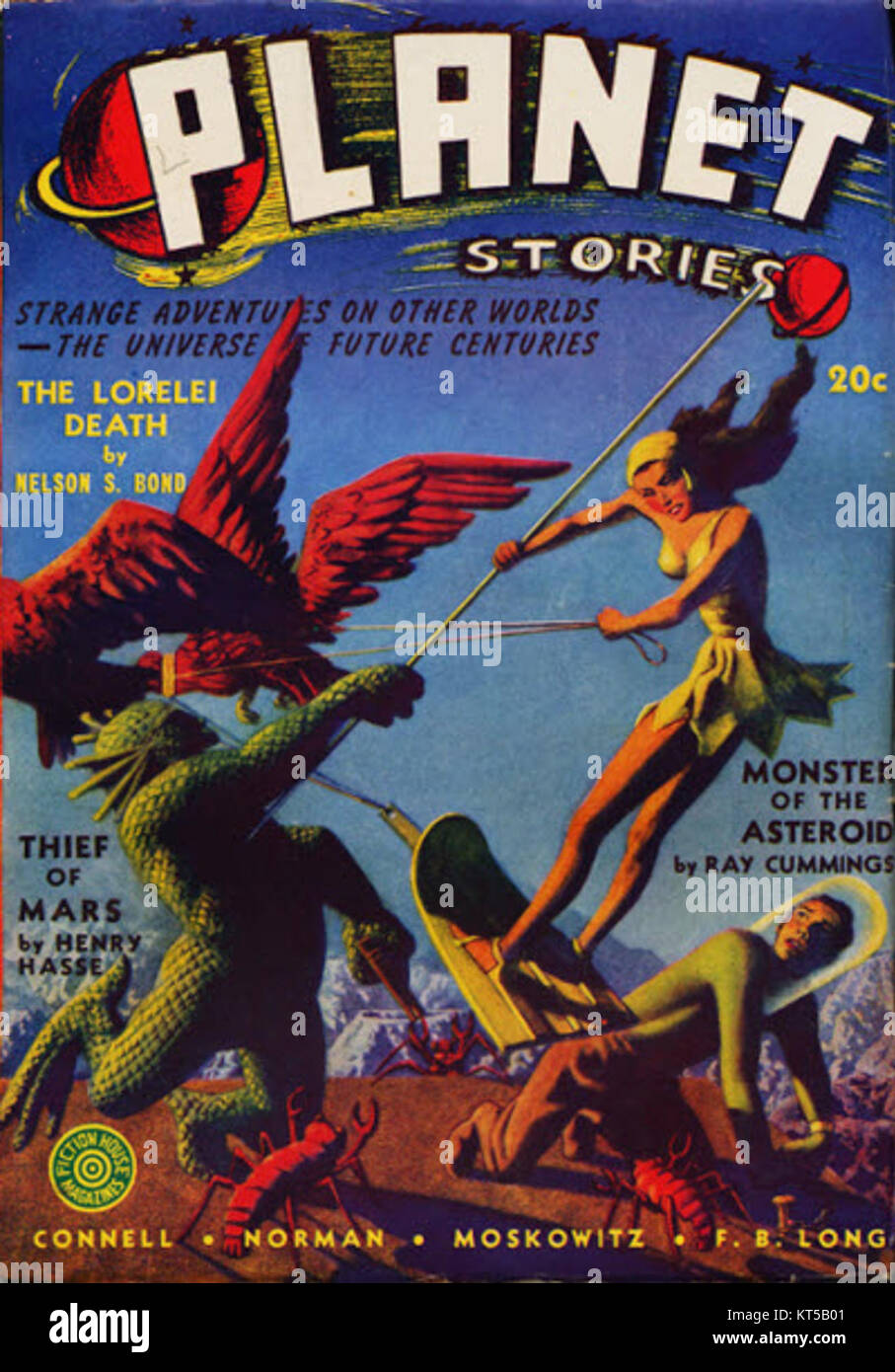 Planet Stories was a popular science fiction magazine published in the ...