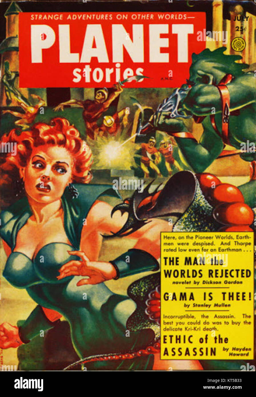Planet Stories was a popular science fiction magazine published in the ...