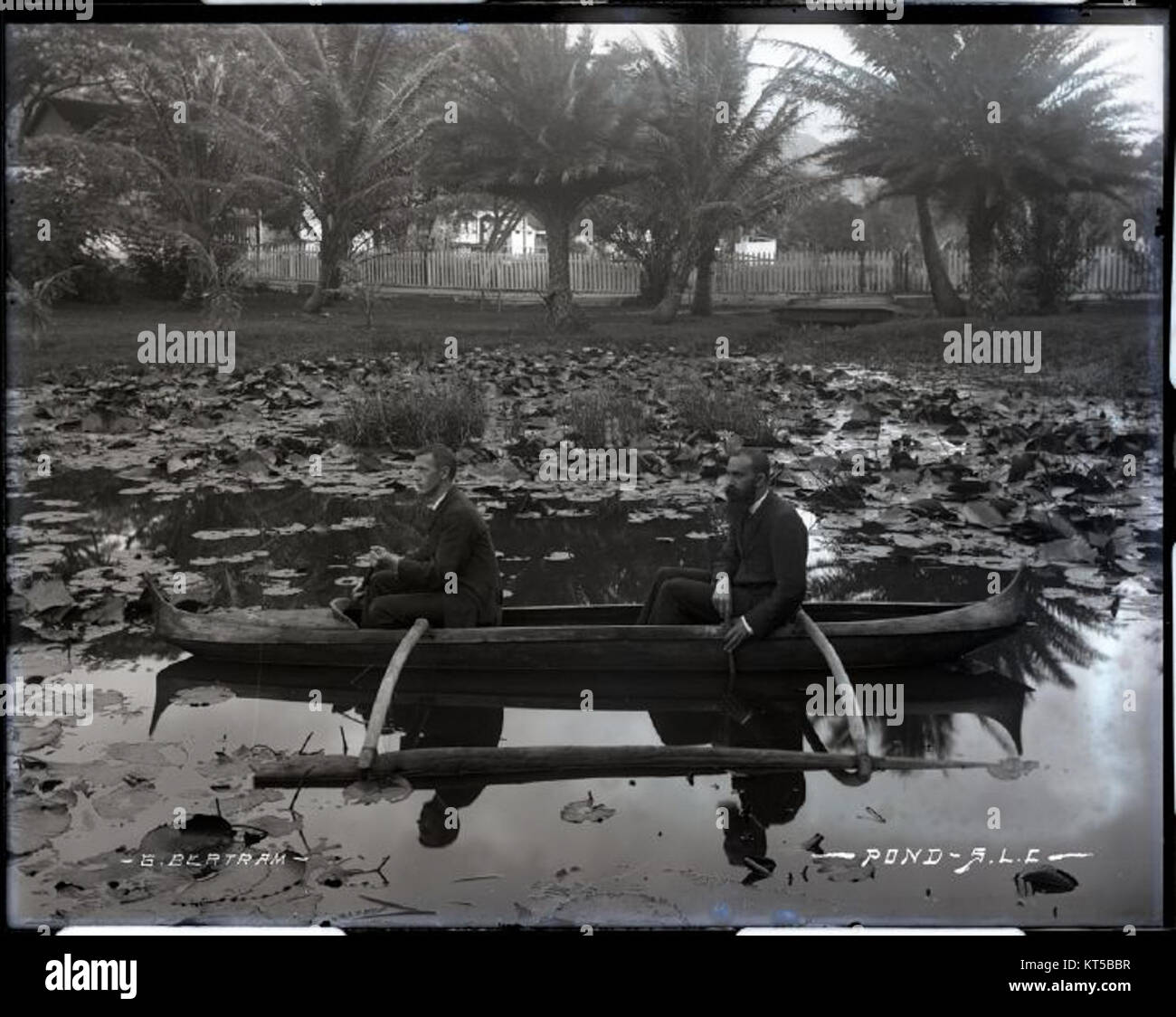 A photograph taken by Brother Bertram at Pond Saint Louis College ...